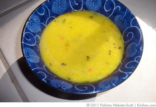 Quick and Easy Split Mung Dahl – Krishna.com