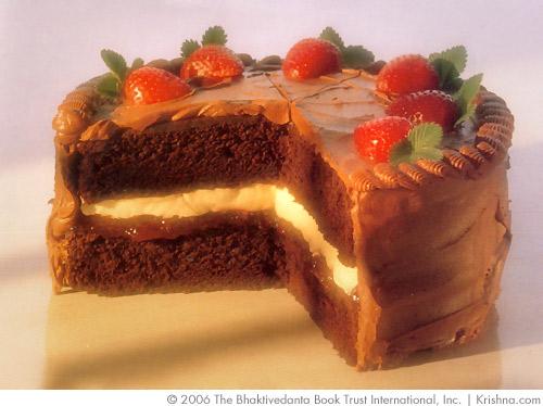 Carob Fudge Cake – Krishna.com