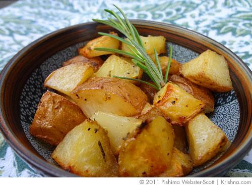 Rosemary Roasted Potatoes – Krishna.com